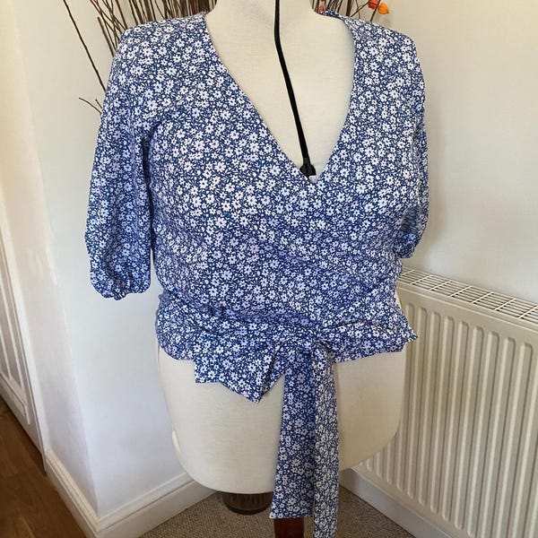 PDF Sewing Pattern, the Wrap Top, PDF Wrap Top Pattern, Instant ...
