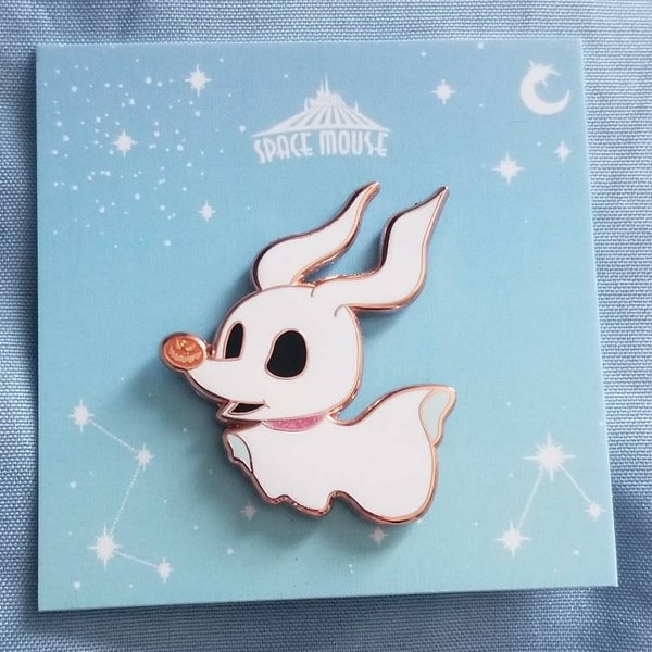 Zero the Ghost Dog Pin - Etsy