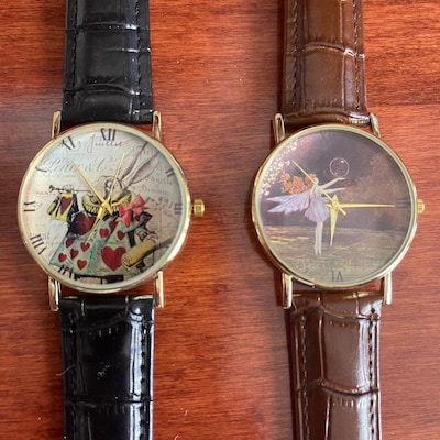Vincent Van Gogh cafe Terrace at Night Leather Watch, Vincent Van Gogh ...