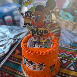 Asha 3D Personalized Cake Topper Perfect for Themed Parties - Etsy