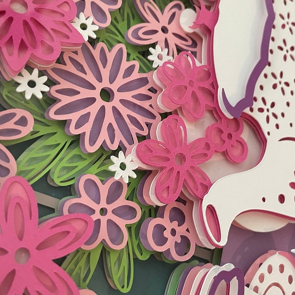 3D TEA PARTY SVG - Shadow Box Svg - Layered Cardstock Svg - for Cricut ...