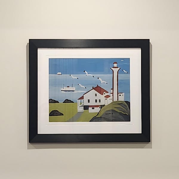 Maud Lewis - Lighthouse, 1960 - Etsy