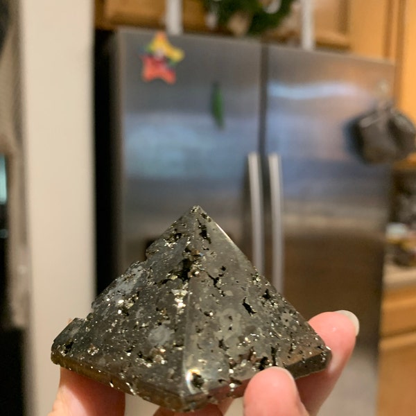 Pyrite Large Pyramid Crystal Tower - Raw Natural Large Pyrite Towers ...