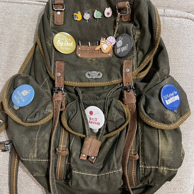 I Love Knitting Pins 10 Pack, Knitter Gift, 1 or 1.5 or 2.25 Pinback ...