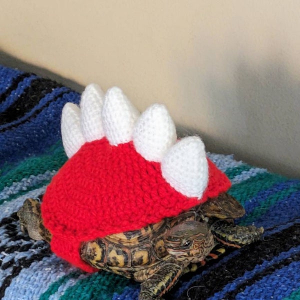 Tortoise Sweater Dinosaur, Stegosaurus Cozy for Tortoises, Crochet ...