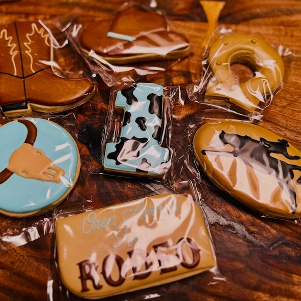 First Rodeo Western Cookies - Etsy