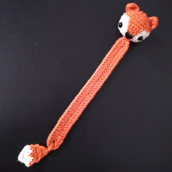 CROCHET PATTERN Simple Fox Bookmark Crochet Amigurumi Bookmark ...