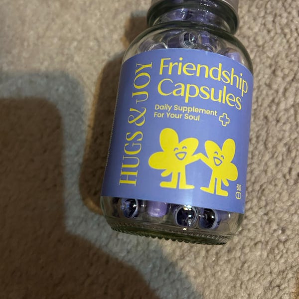Hugs & Joy Friendship Capsules in a Bottle – 60 Joyful Messages to ...