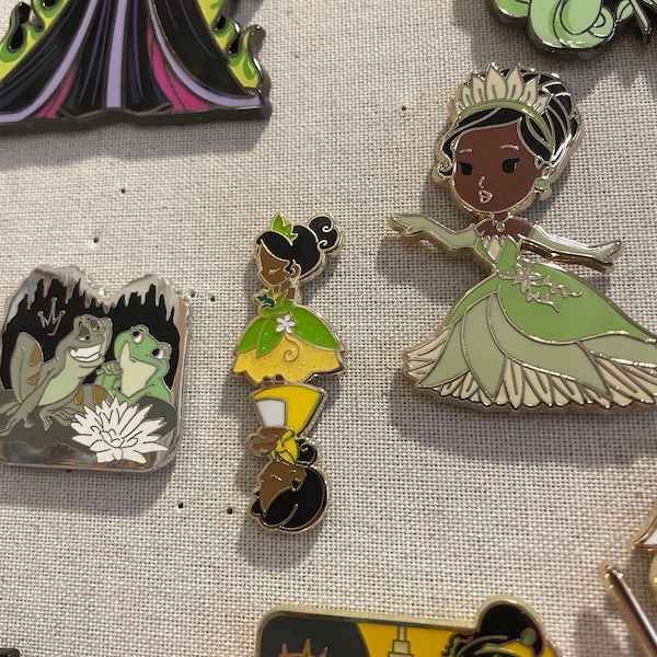 The Frog Princess Hard Enamel Flip Pin - Etsy