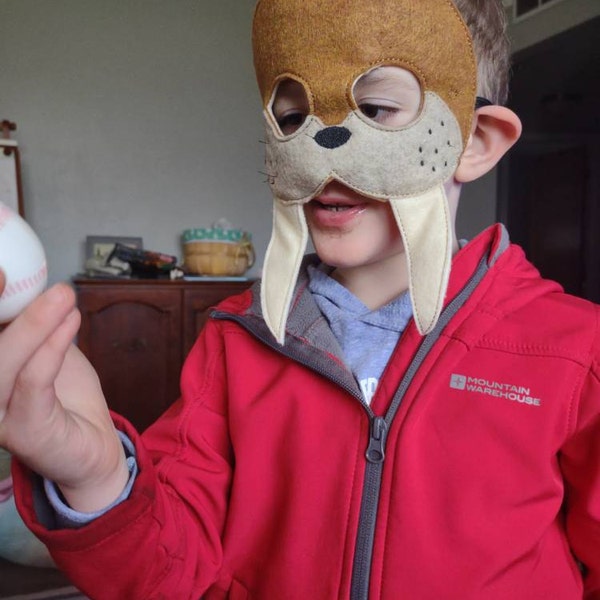Felt Sea Life Masks: Otter, Seal, Walrus Costume Masks - Etsy