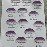 Personalized 50th Stickers - Etsy