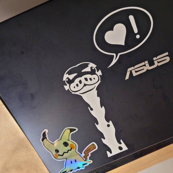 Peeking Ball Python Decal - Periscoping Snake, Serpent, Boa, Reptile ...