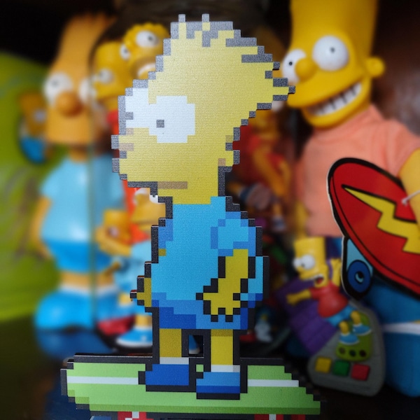The Simpsons Arcade Sprites - Video Game Inspired - Etsy