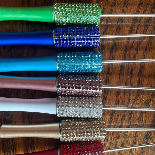 5pcs Plastic Beadable Pens,solids Beadable Pen,diy Bead Ballpoint Pens ...