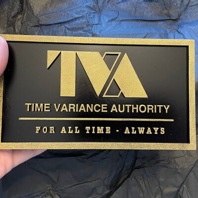 Loki TVA Mini Time Variance Authority Sign - Etsy