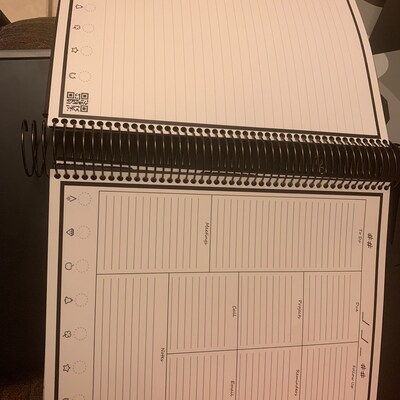 Meeting Page With Notes and Action Items Digital Download Journal Page ...