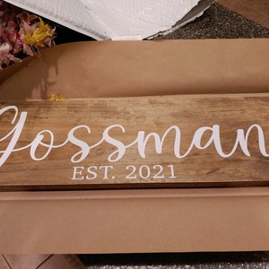 Home Sweet Home Established Date Sign Personalized Sign New - Etsy