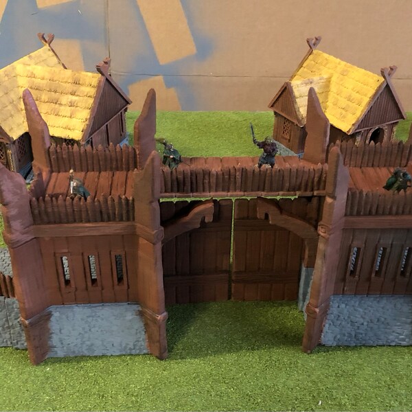 Rohan Inspired Walls | Kingdom of Saxonia | Celtic | Saxon | Mesbg - Etsy