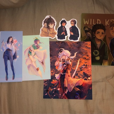 Xiao Print 5x6 genshin Impact Art Print anime Art Print - Etsy