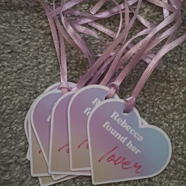 Personalised Set of 8 One Last Disco Gift Tags | Retro Disco | Hen ...