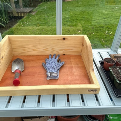 Large Wooden Potting Tray - Etsy UK
