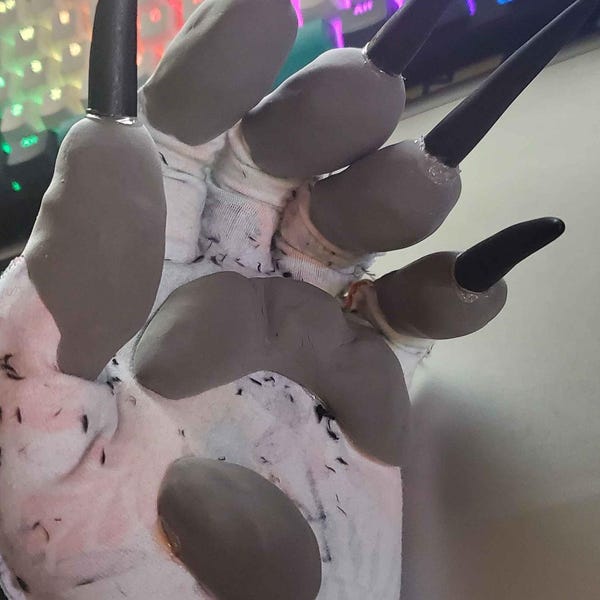 Set of Thin 2" Fangs, White or Black Resin Teeth, Sharp Monster Fangs ...