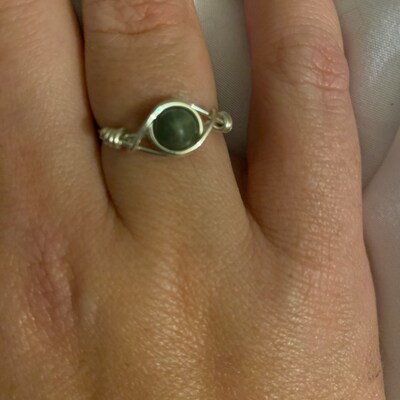 Evil Eye Ring, Protection Ring, Nazar Jewelry, Wire Wrapped Ring ...