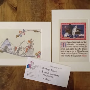 Embroidery Kit - Medieval Dragon Marginalia - Etsy