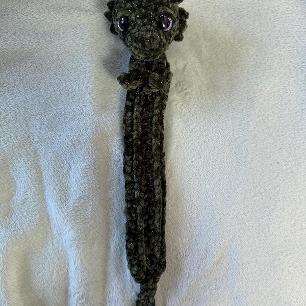 Dragon Book Buddy + Baby Dragon Mod, Dragon Crochet Bookmark, No Sew ...