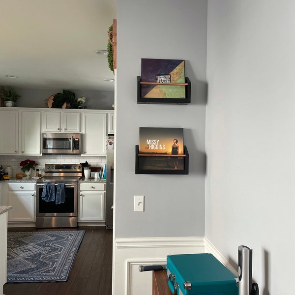 Now Playing Wall Mount Record Rack Single Size - Etsy