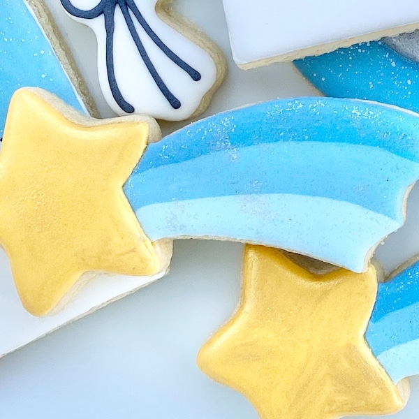 Shooting Star Cookie Cutter and Fondant Cutter and Clay Cutter - Etsy