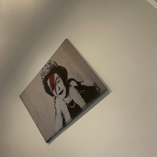 Banksy Super Mario Cop Policeman Mushroom Art Canvas, Banksy Street Art ...