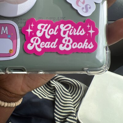 Hot Girls Read Books/ Kindle Sticker/book Stickers for Kindle/emotional ...