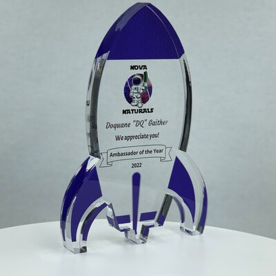 Rocket Trophy / USA Flag Themed Trophy / STEM Award / NASA - Etsy