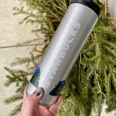 Northwest Landscape Wrap Sticker, 2x8 Clear Vinyl Die Cut Sticker ...