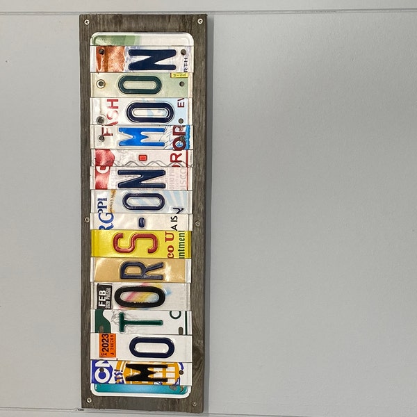 Pick Your Letters & Numbers - Raised/embossed License Plate Letters and ...