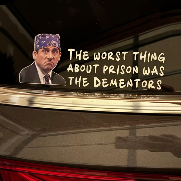 Prison Mike the Office Car Laptop DECAL - Etsy