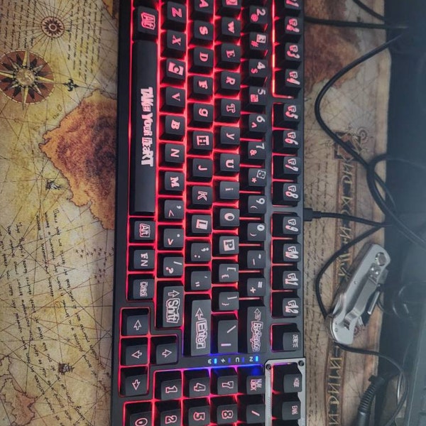 Custom Persona 5 Anime Theme Programmable Cherry MX RGB Mechanical ...