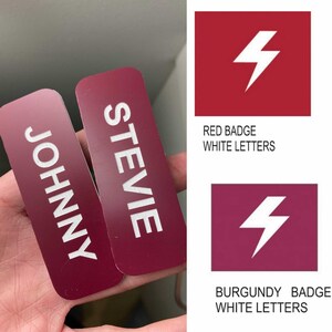 Metal Name Tags Police Fire and Military | Etsy