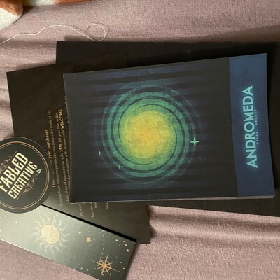 The Andromeda Galaxy Postcard or Poster Galaxy Art Print - Etsy