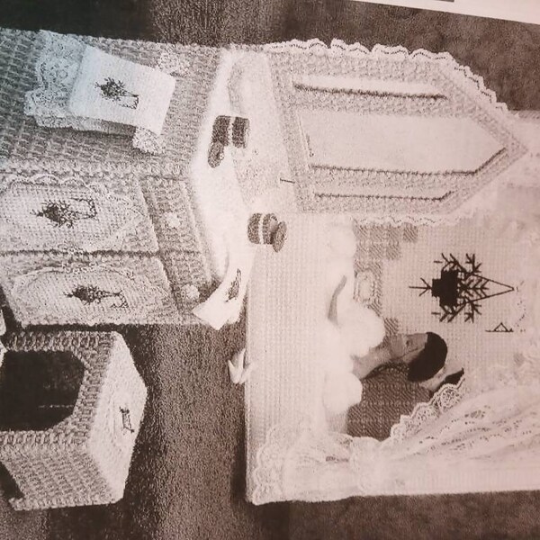 Vintage Crochet Pattern: Barbie Garden Tea Colonial Gown (1997) - Etsy