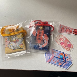 Japanese Omamori Charm for Protection New Talisman Amulet Car Hanger ...