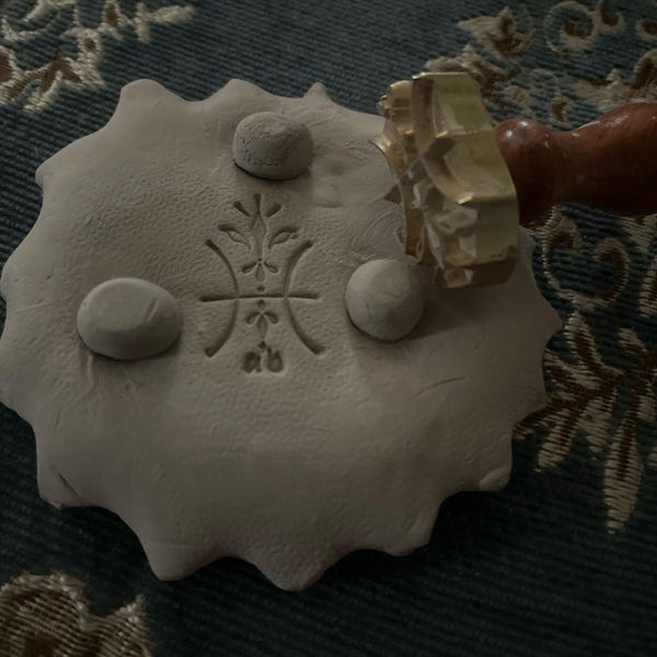 Ceramic Signature Stamp Logo, Custom Brass Stamp, Custom Clay Stamp ...