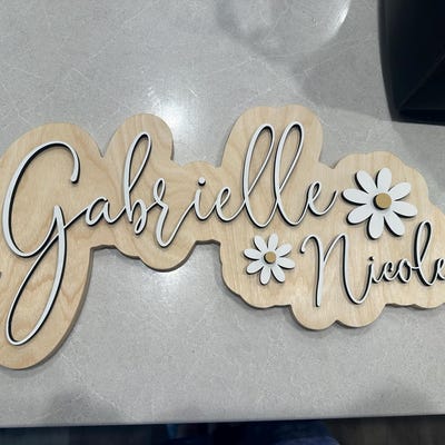 Freestanding Wooden Name Cutouts, Wooden Letters, Name Sign, Baby ...