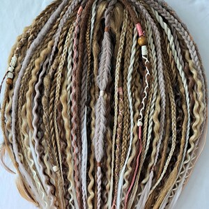 JERICHO Dreads, Braids and Soft Curly Extensions. Natural Boho Style ...