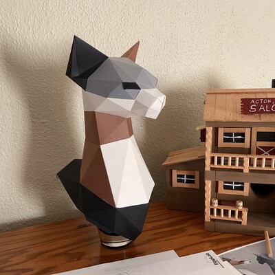 Papercraft Italian Greyhound, Dog Papercraft, Digital Patterns ...