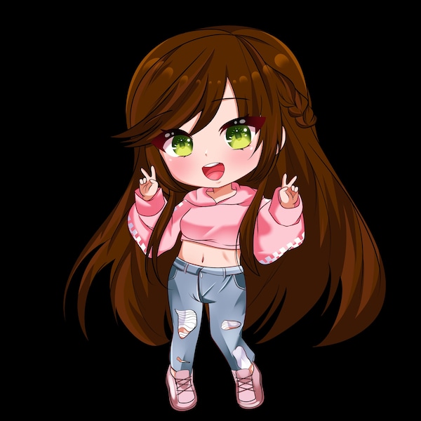 Chibi Character - Chibi Digital Art - Chibi Commission - Chibi ...