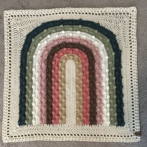 Boho Christmas Tree Pillow crochet Pattern - Etsy