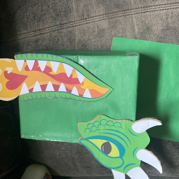 Dragon Printable Box Kit | DIY Valentine Box Decor Kit for Valentine's ...