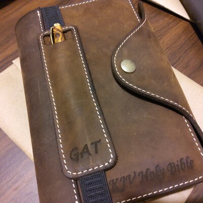 PERSONALIZED Leather Barrel Rest & Protector, Competition Trap Shooting ...